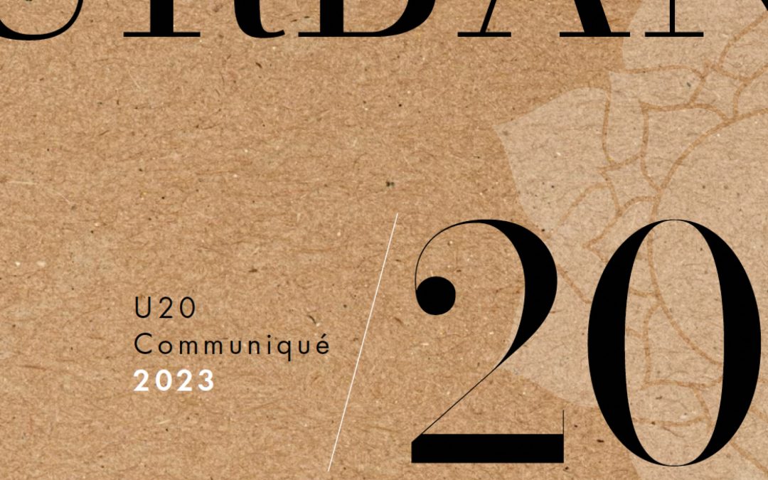 U20 2023 Communiqué - Urban20